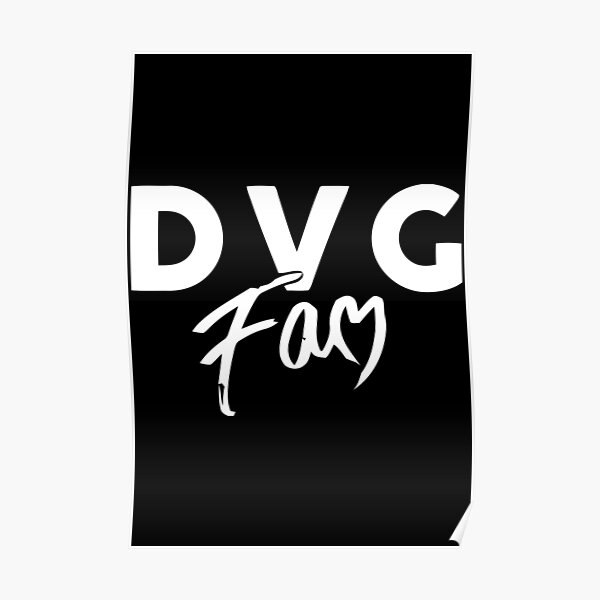 "Dad V Girls Merch DVG Logo" Poster for Sale by ElbaSoft | Redbubble
