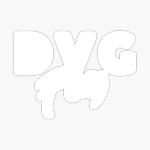 "Dad V Girls Merch DVG Logo" Sticker by ElbaSoft | Redbubble