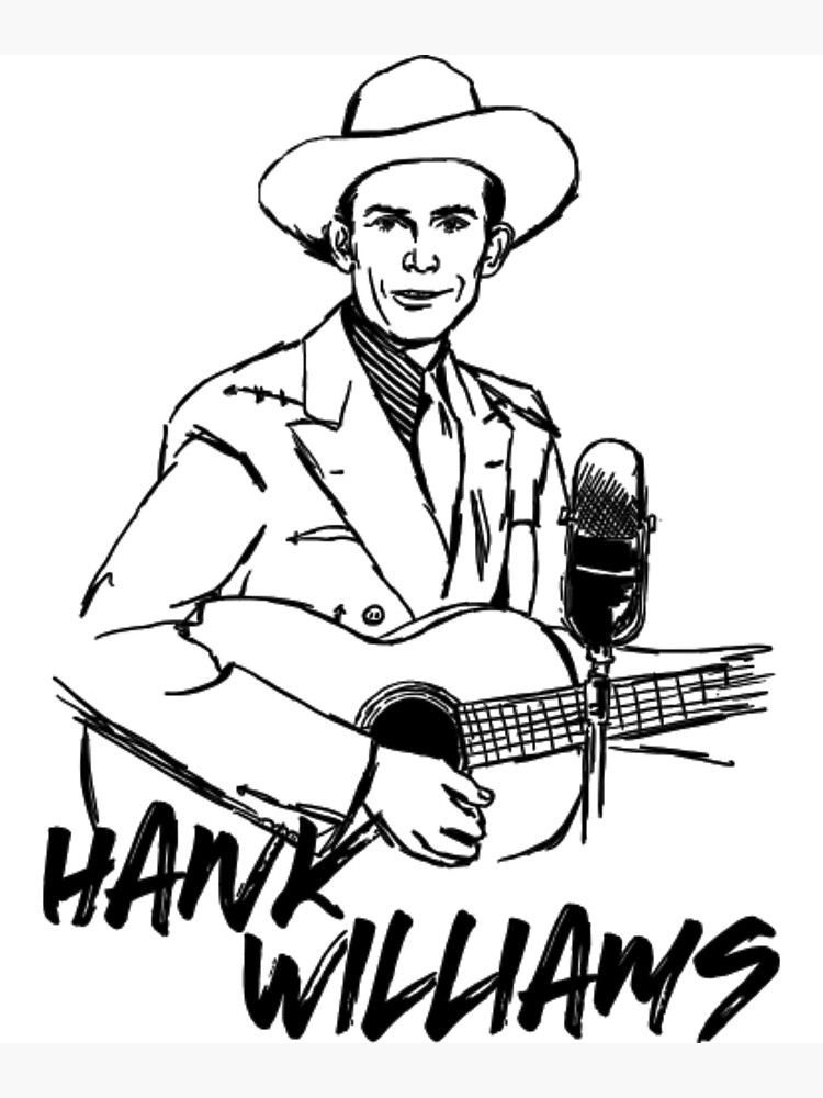 "Hank Williams" Poster for Sale by theareyesan | Redbubble