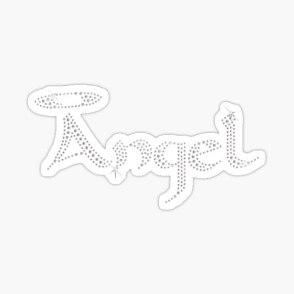"Angel Rhinestones" Sticker by AngelicAcademia | Redbubble