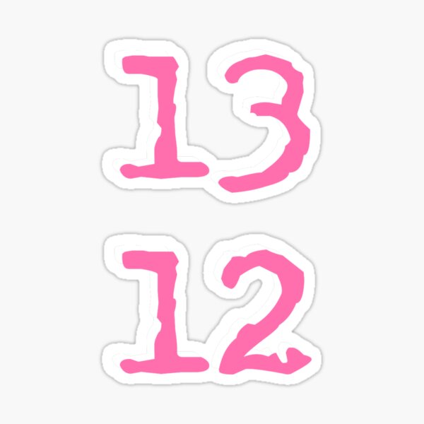 "1312" Sticker for Sale by peachbuns | Redbubble
