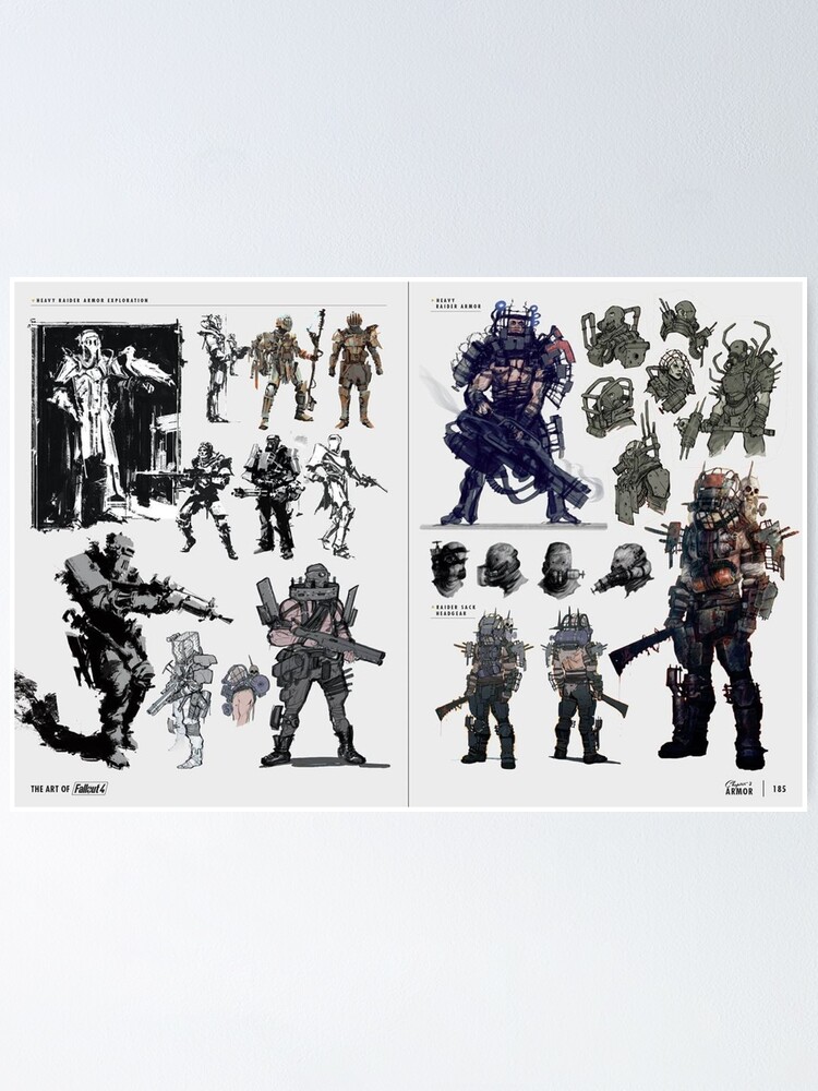 "Fallout 4 Armour Poster " Poster for Sale by Fallout76ers | Redbubble