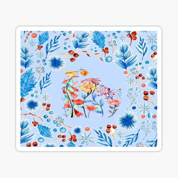 "Animated Flowers" Sticker by FarAway2022 | Redbubble