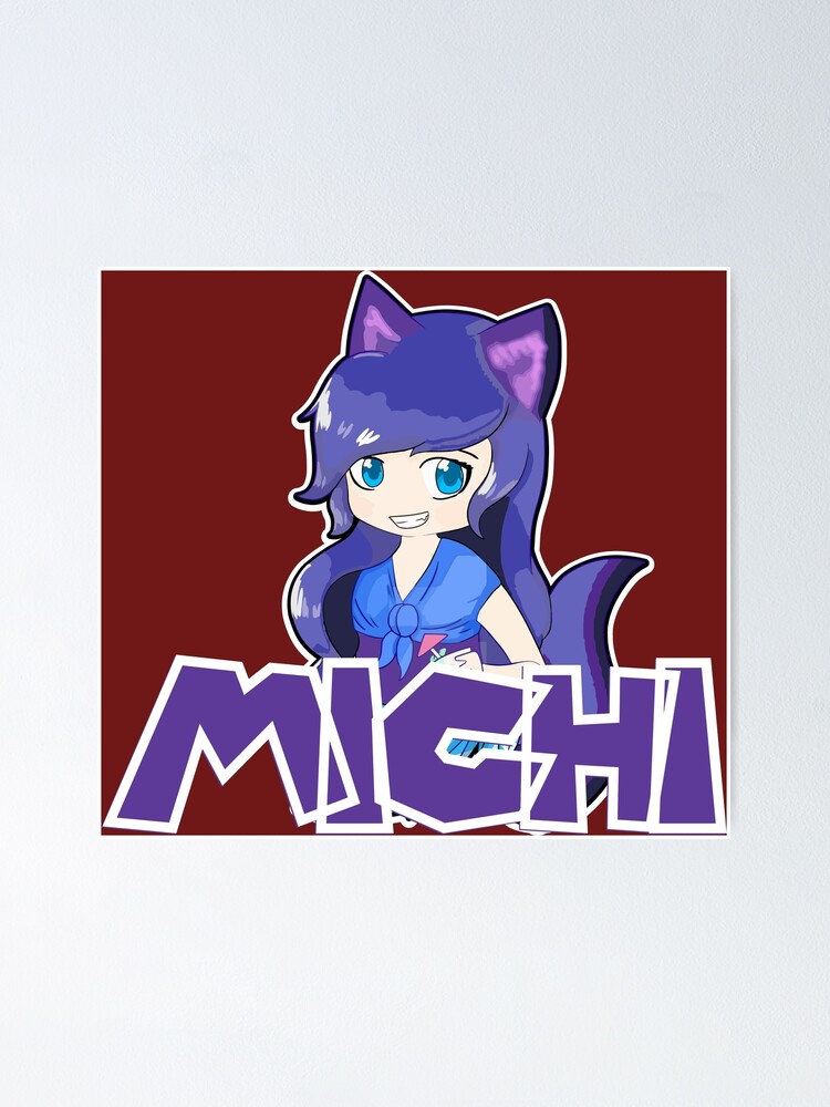 "Aphmau Michi" Poster for Sale by mintbubbleart | Redbubble
