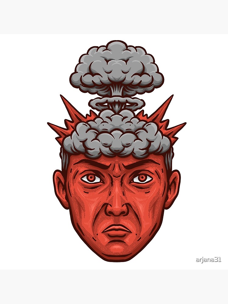 "Smoke Head" Poster for Sale by arjana31 | Redbubble