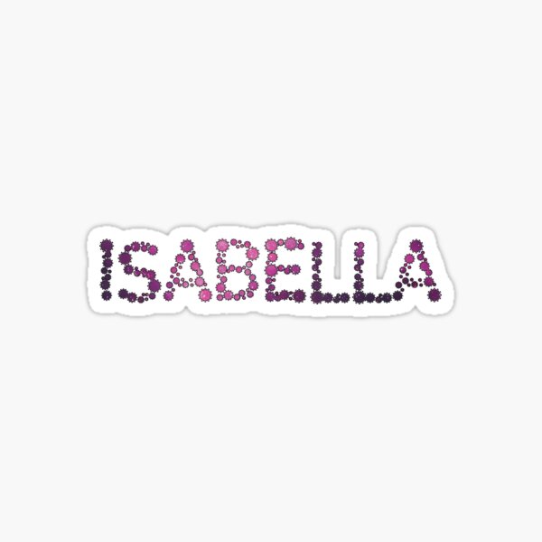 "ISABELLA Name III - My name is ISABELLA - typography name - Galaxy ...