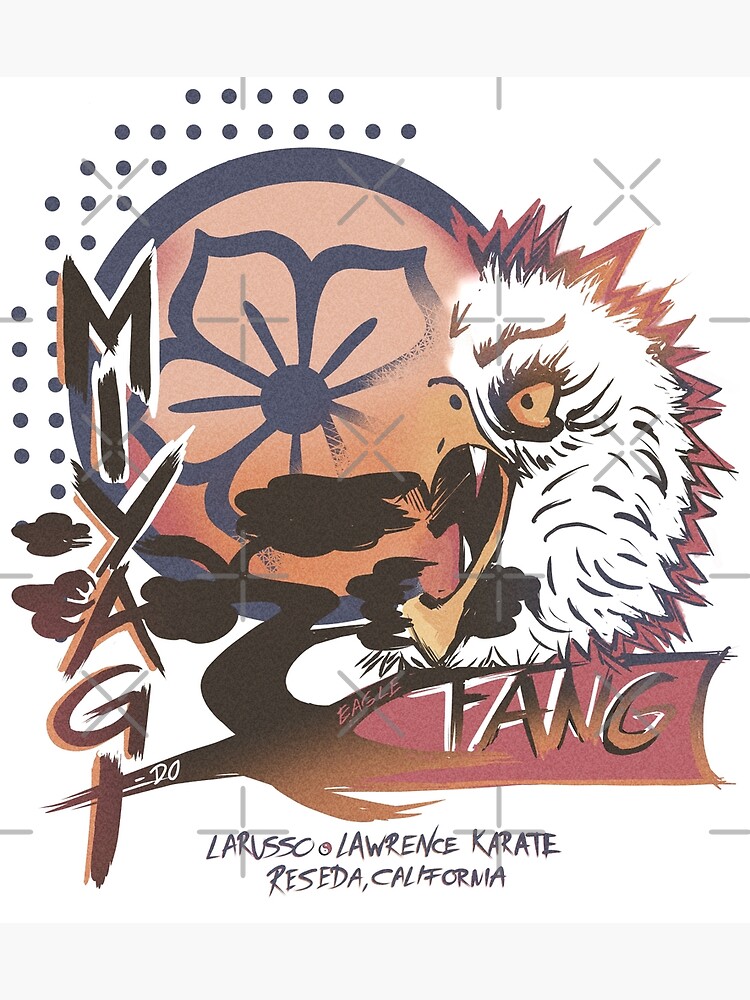 "Miyagi Fang Balance Vintage Style" Poster for Sale by valentinefair ...