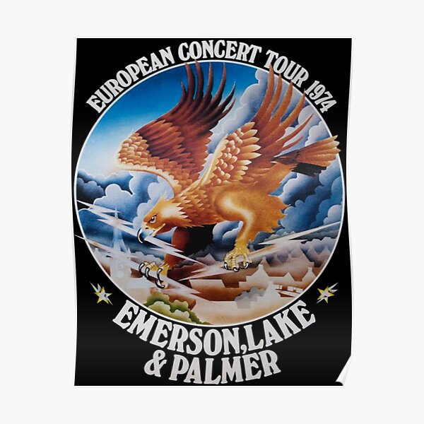 "European Concert 1974 - ELP" Poster for Sale by stevensirth | Redbubble