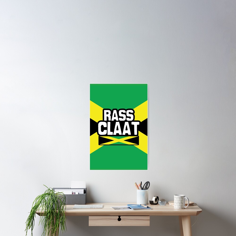 Póster «Rassclaat | Maldiciones jamaicanas | Patois de Jamaica | jerga ...