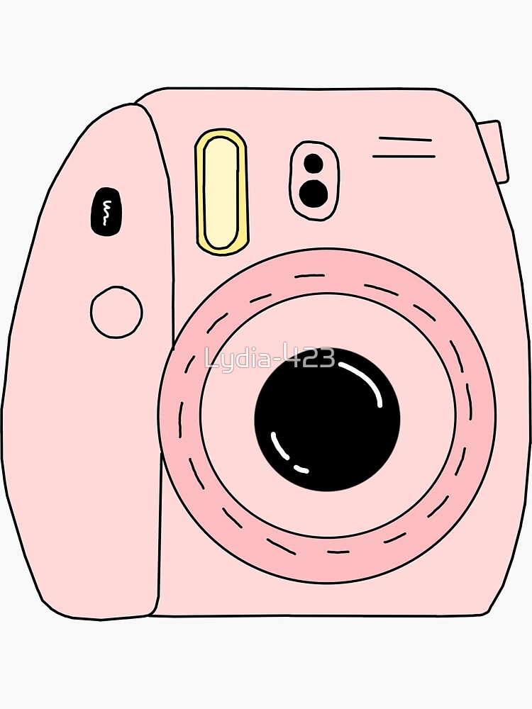 "Pink Polaroid" Sticker by Lydia-423 | Redbubble