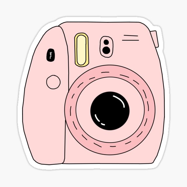 "Pink Polaroid" Sticker by Lydia-423 | Redbubble