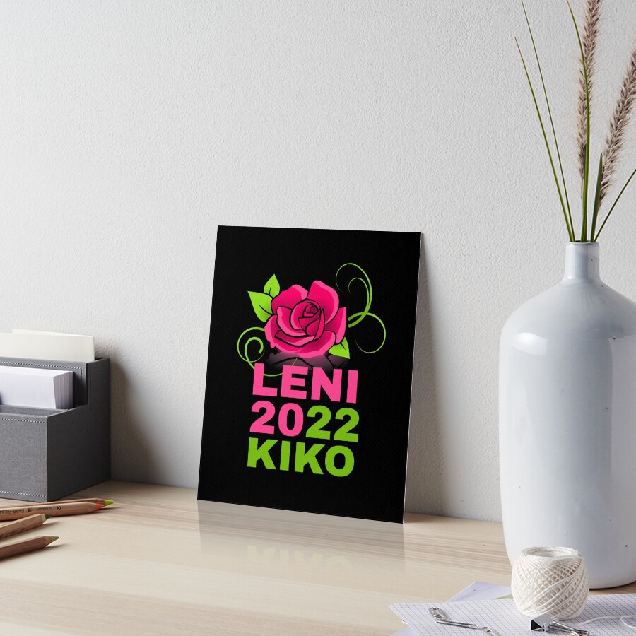 "Leni 2022 Kiko, pink rose" Art Board Print by efenem | Redbubble