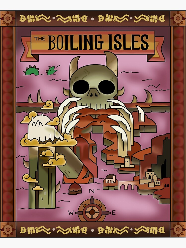 "The Boiling Isles" Poster for Sale by SilverBloom | Redbubble