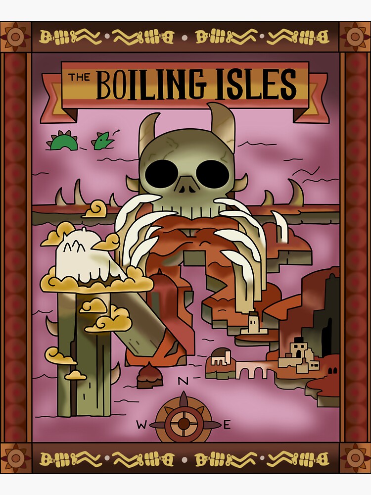 "The Boiling Isles" Sticker by SilverBloom | Redbubble