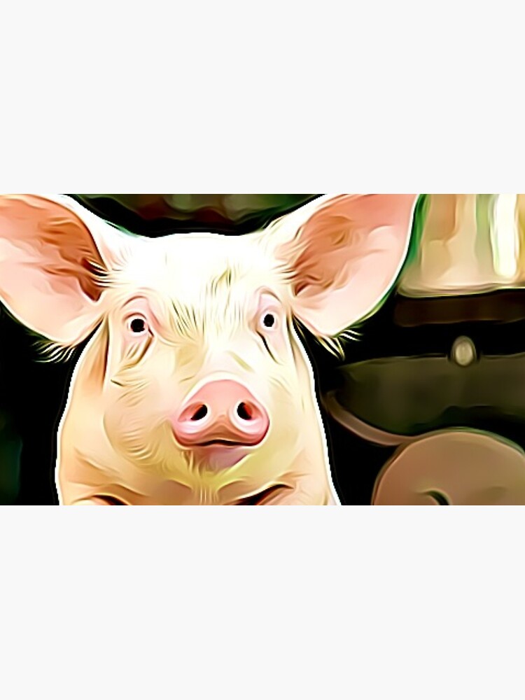 "Pig" Poster for Sale by Stefancar00 | Redbubble