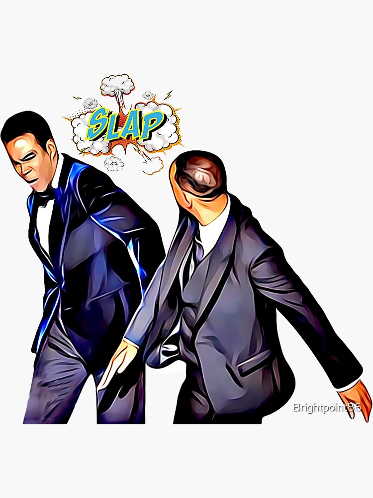 "Will Smith slapping 2022" Sticker by Brightpoint86 | Redbubble