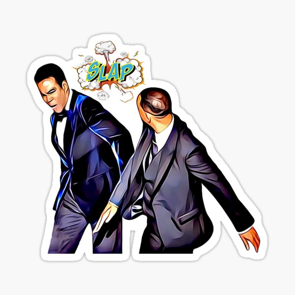 "Will Smith slapping 2022" Sticker by Brightpoint86 | Redbubble