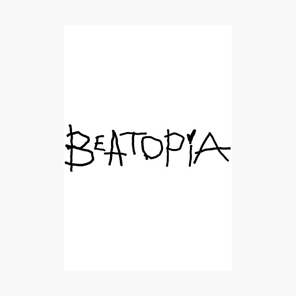 "Beabadoobee Merch Beatopia Logo" Photographic Print for Sale by ...