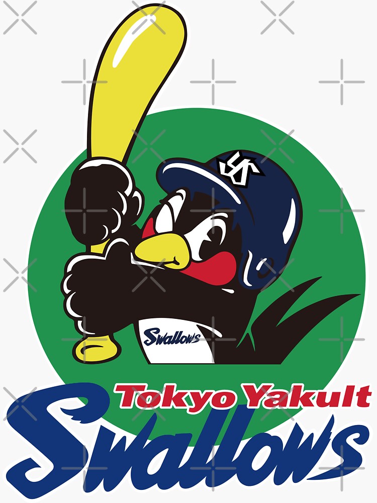 "Tokyo Yakult Swallows Logo" Sticker for Sale by RubenCRM | Redbubble