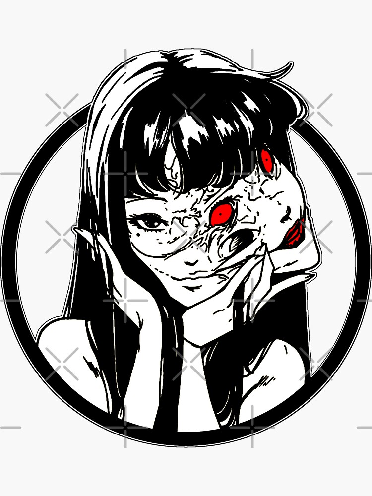 "Tomie Logo" Sticker by Insulinaspart | Redbubble