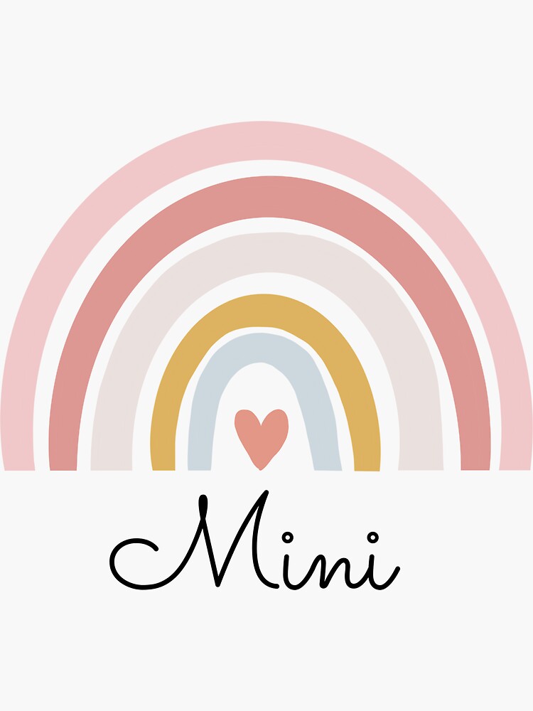 "mini rainbow" Sticker by Fantasticaprint | Redbubble