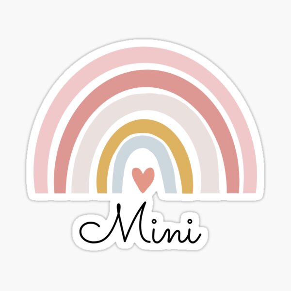"mini rainbow" Sticker by Fantasticaprint | Redbubble