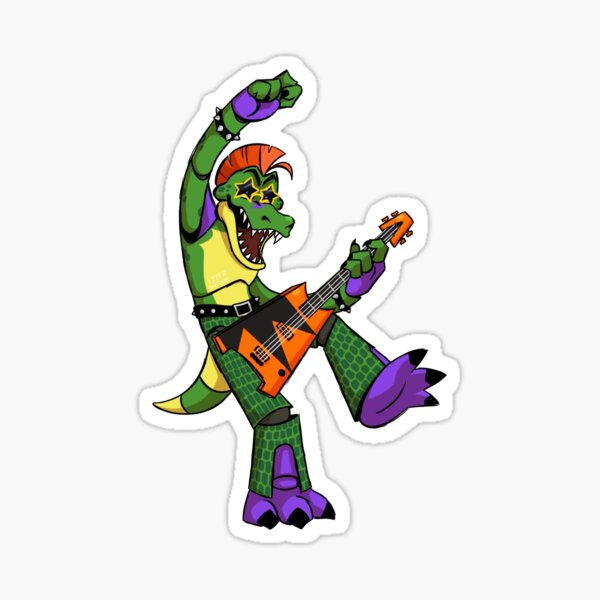 "Montgomery Gator" Sticker for Sale by izzerdraws | Redbubble