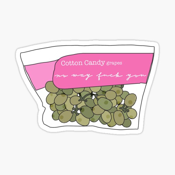 "Cotton Candy Grapes" Sticker for Sale by arodeheaver | Redbubble