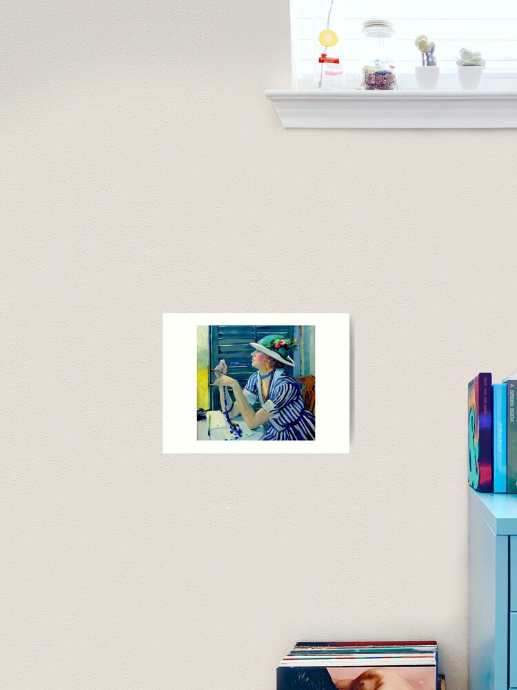 "THE ANSWER : Vintage Jane Peterson Oil Painting Print" Art Print for ...