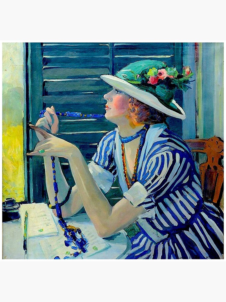 THE ANSWER : Vintage Jane Peterson Oil Painting Print Premium Matte ...