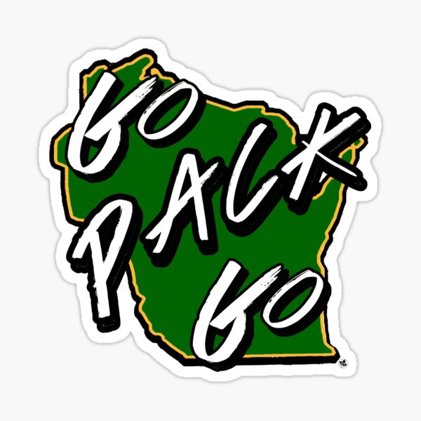"Go PACK Go" Sticker by jkamps | Redbubble