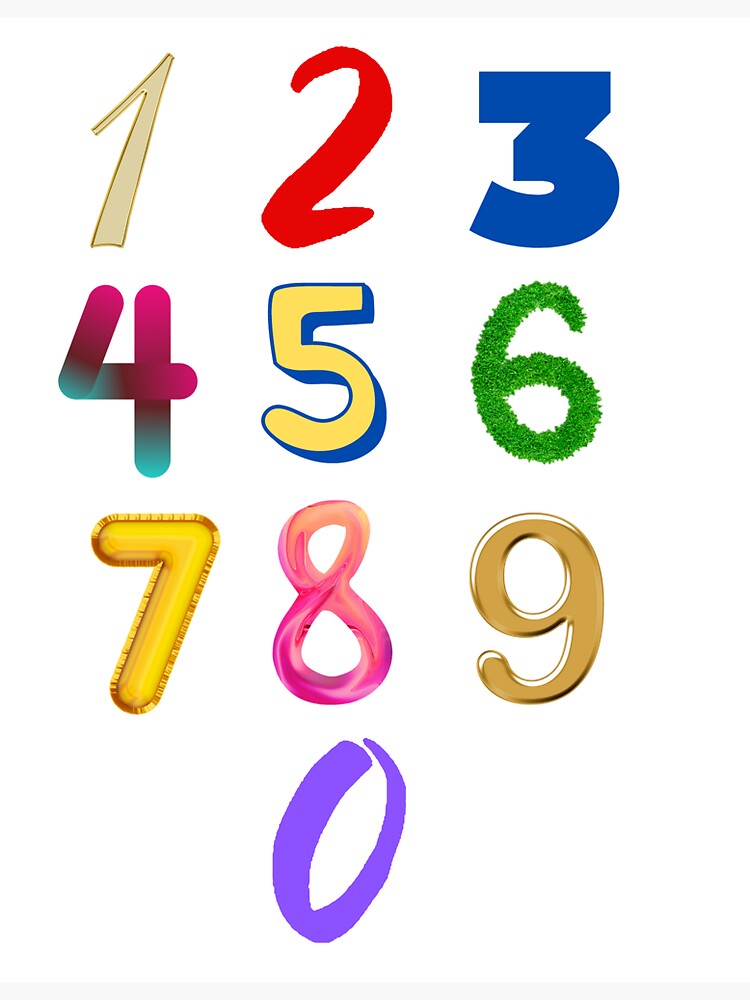 "Choose Your Number" Sticker by ReemaGotit | Redbubble