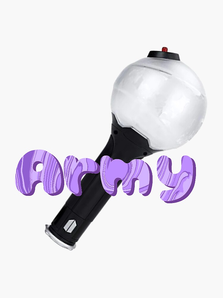 "BTS Army Bomb Lightstick " Sticker by solstiicez | Redbubble