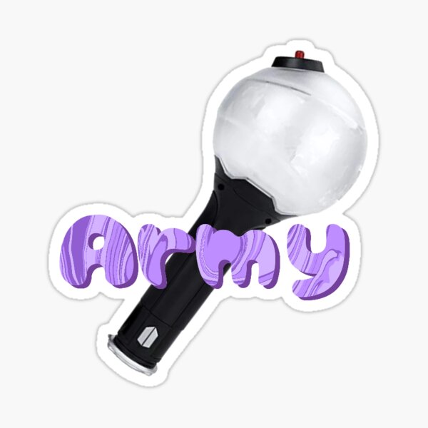 "BTS Army Bomb Lightstick " Sticker by solstiicez | Redbubble
