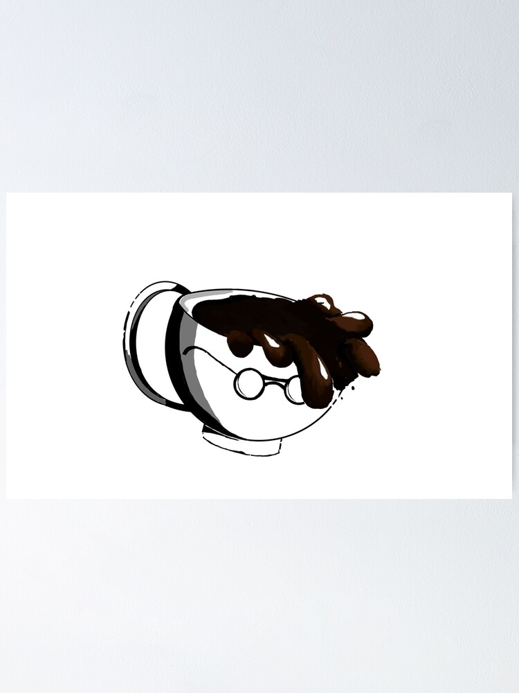 "smart cup" Poster for Sale by bin-chicken-art | Redbubble