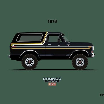 "1978 Ford Bronco" Poster by MorganBerder | Redbubble