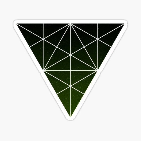 "Starry Sky Triangles" Sticker for Sale by Gugarix | Redbubble