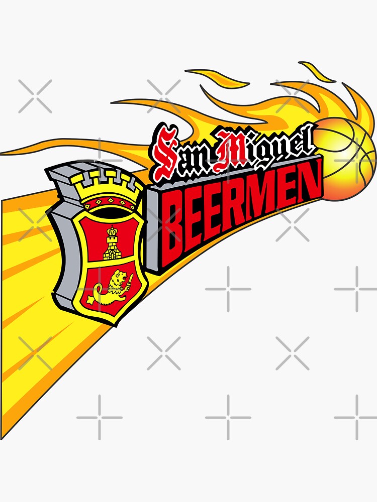 "San Miguel Beermen" Sticker for Sale by mjpo21 | Redbubble