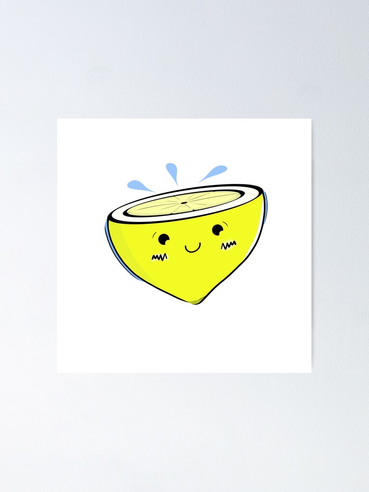 "cute lemon" Poster for Sale by LSID | Redbubble