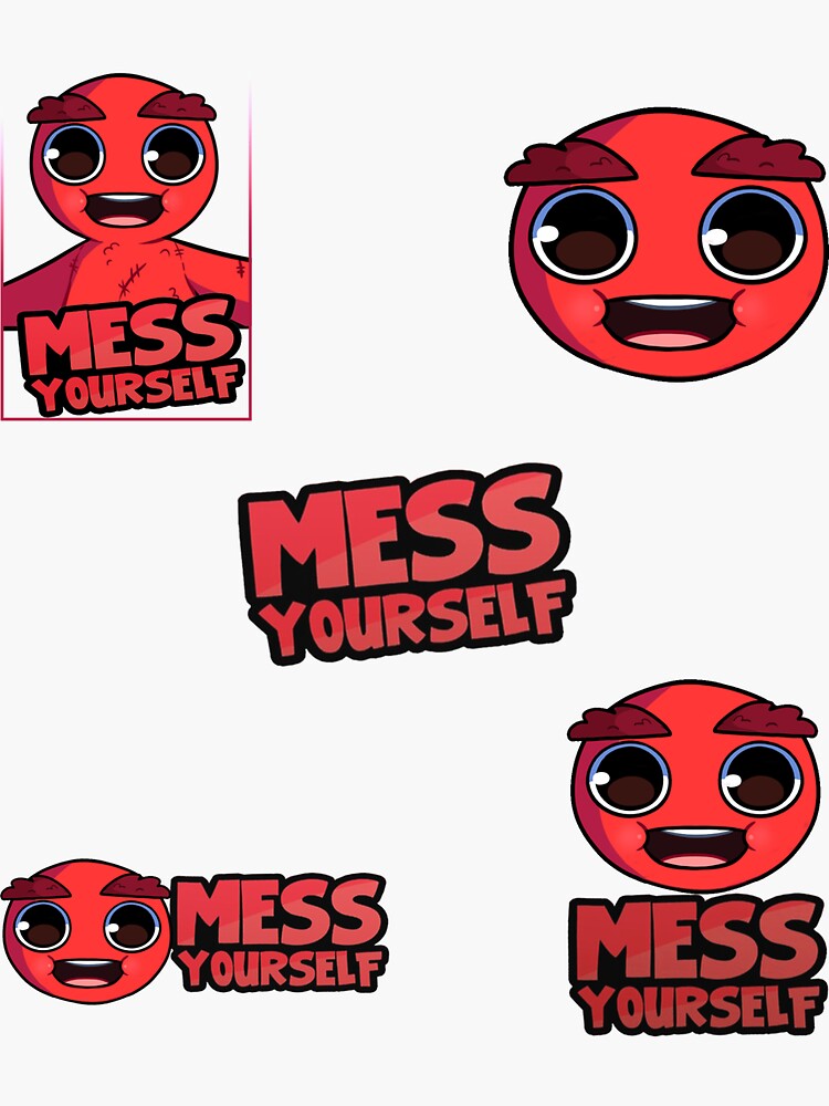 "messyourself pack" Sticker for Sale by marwa-Ah | Redbubble