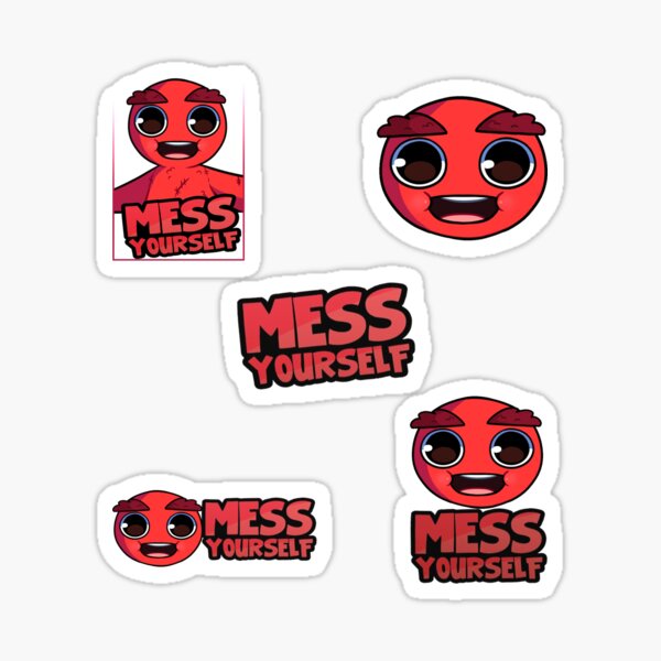 "messyourself pack" Sticker for Sale by marwa-Ah | Redbubble