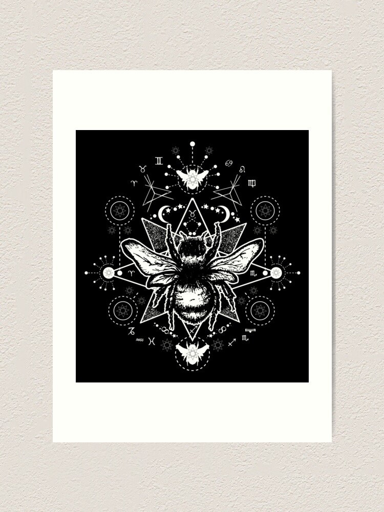 "Occult bee" Art Print by intueri | Redbubble