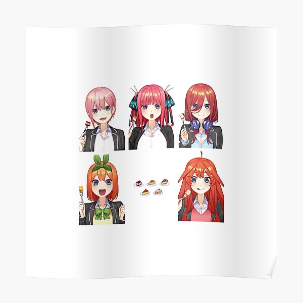 "The Quintessential Quintuplets Chibi" Poster for Sale by WayneSlate ...