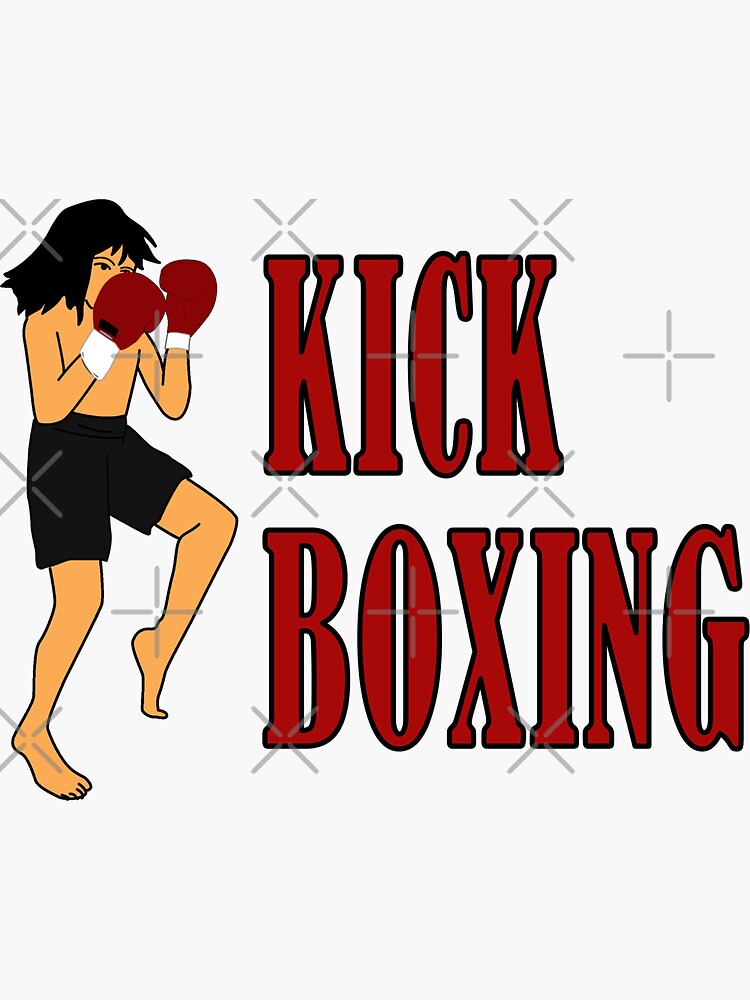 "kickboxing " Sticker by pararamdumdum | Redbubble