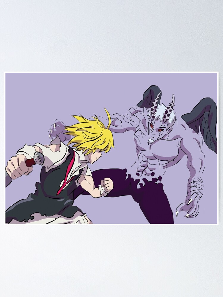 "SDS Demon Battle Pop Art" Poster by brokengrin | Redbubble