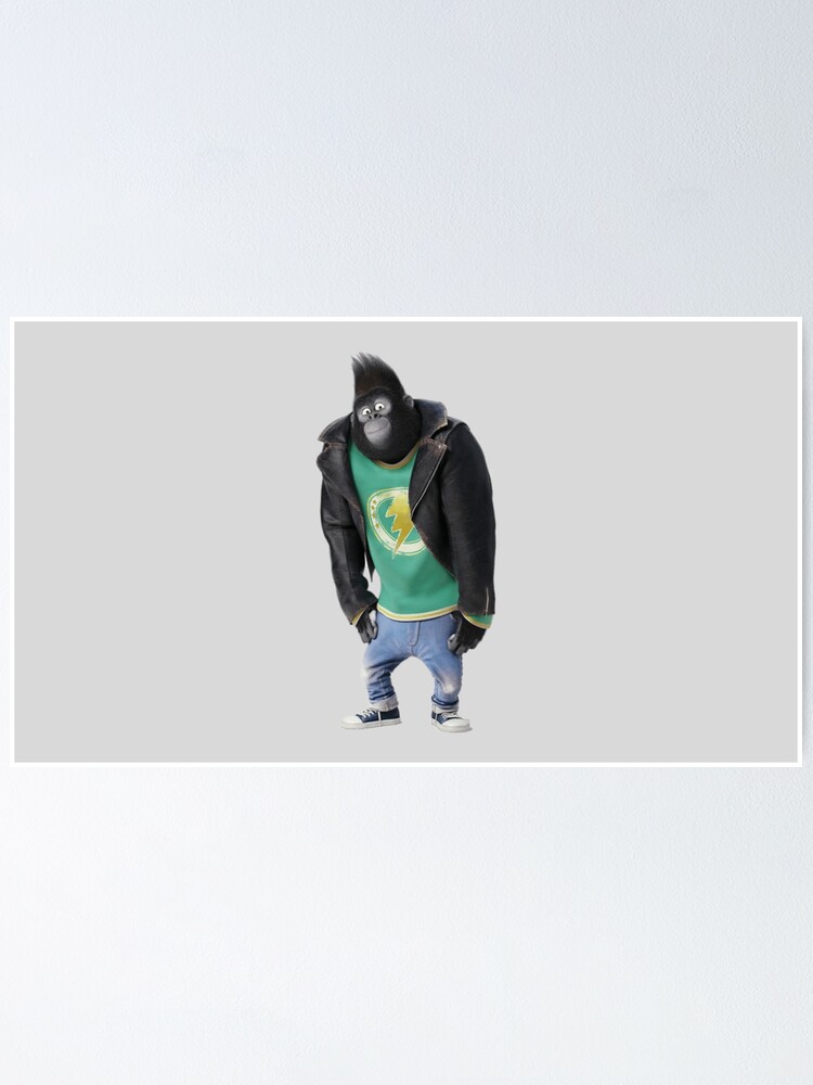 "Johnny from sing movie" Poster for Sale by abdo-ftouhi | Redbubble