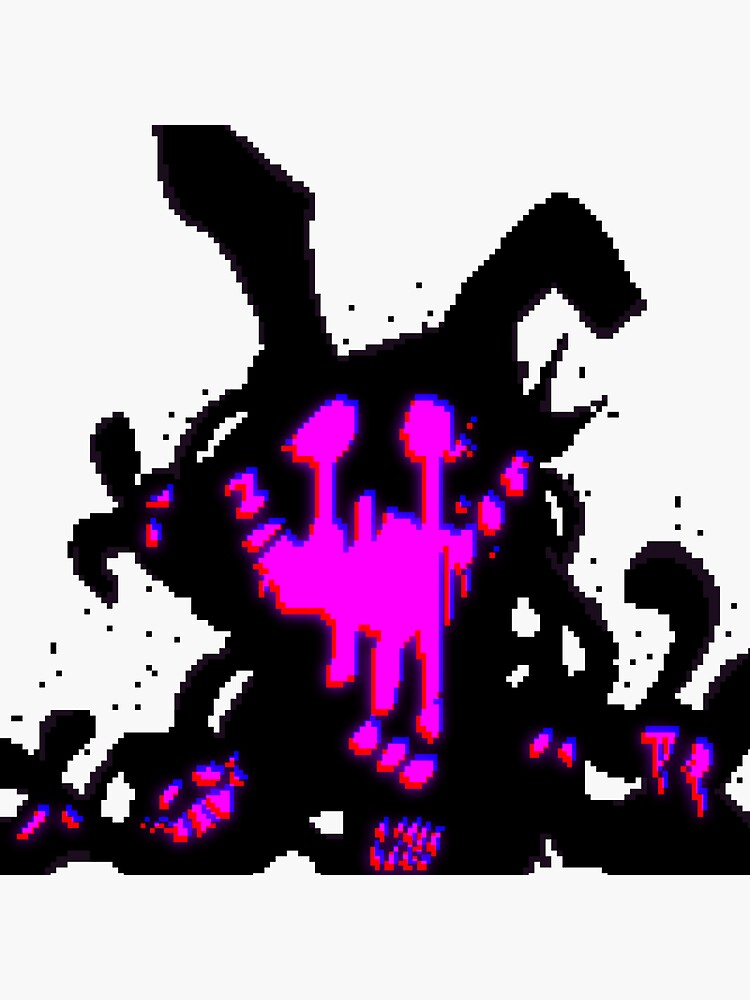 "glitchtrap amalgamation " Sticker for Sale by mrbusinessboy | Redbubble