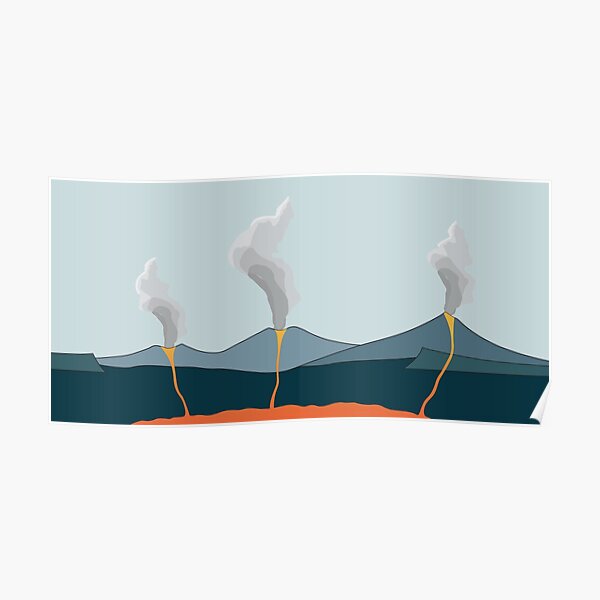 "Krakatoa Eruption" Poster for Sale by Gottalottarocks | Redbubble