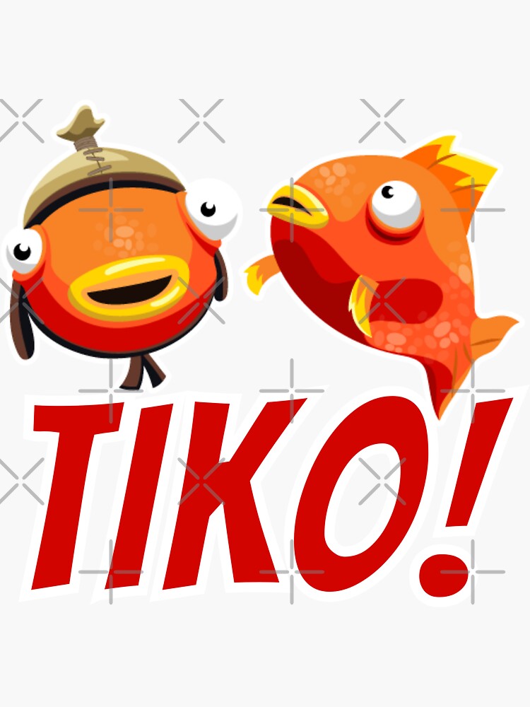 "fishstick,tiko" Sticker by vara-store | Redbubble
