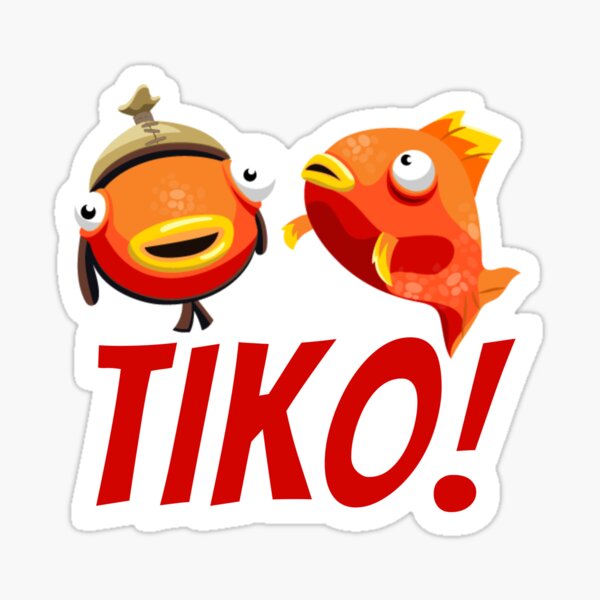 "fishstick,tiko" Sticker by vara-store | Redbubble